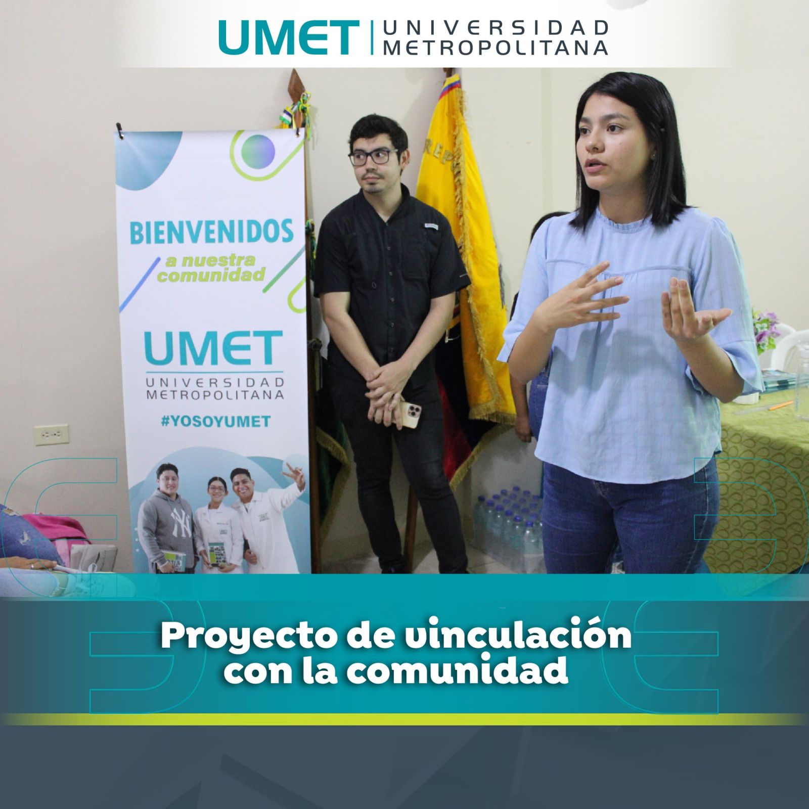 Proyecto de vinculación con la comunidad – Cantón Colimes – UMET