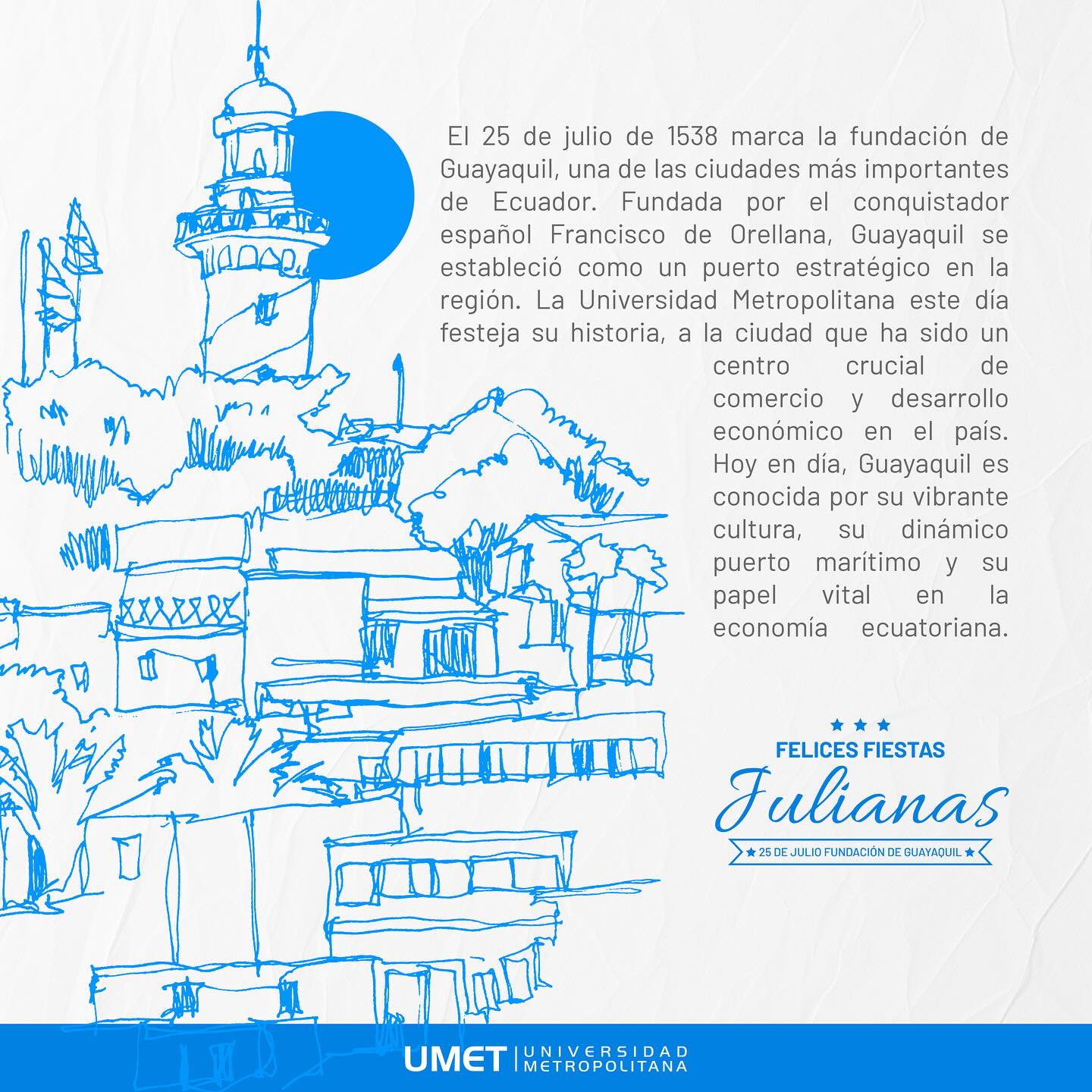 ¡FELICES FIESTAS JULIANAS! • UMET