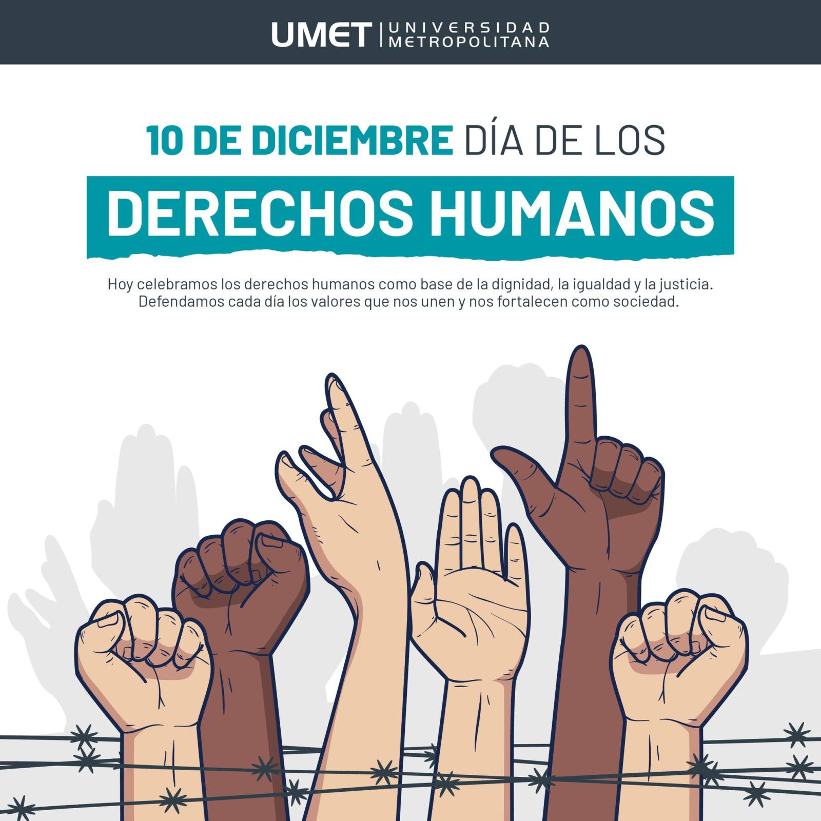 10 De Diciembre - Día De Los Derechos Humanos • UMET