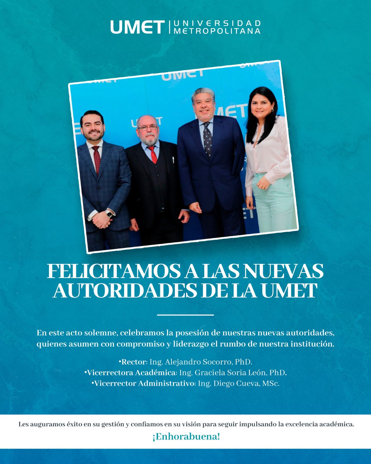 Nuevas Autoridades de la Universidad Metropolitana – Universidad ...