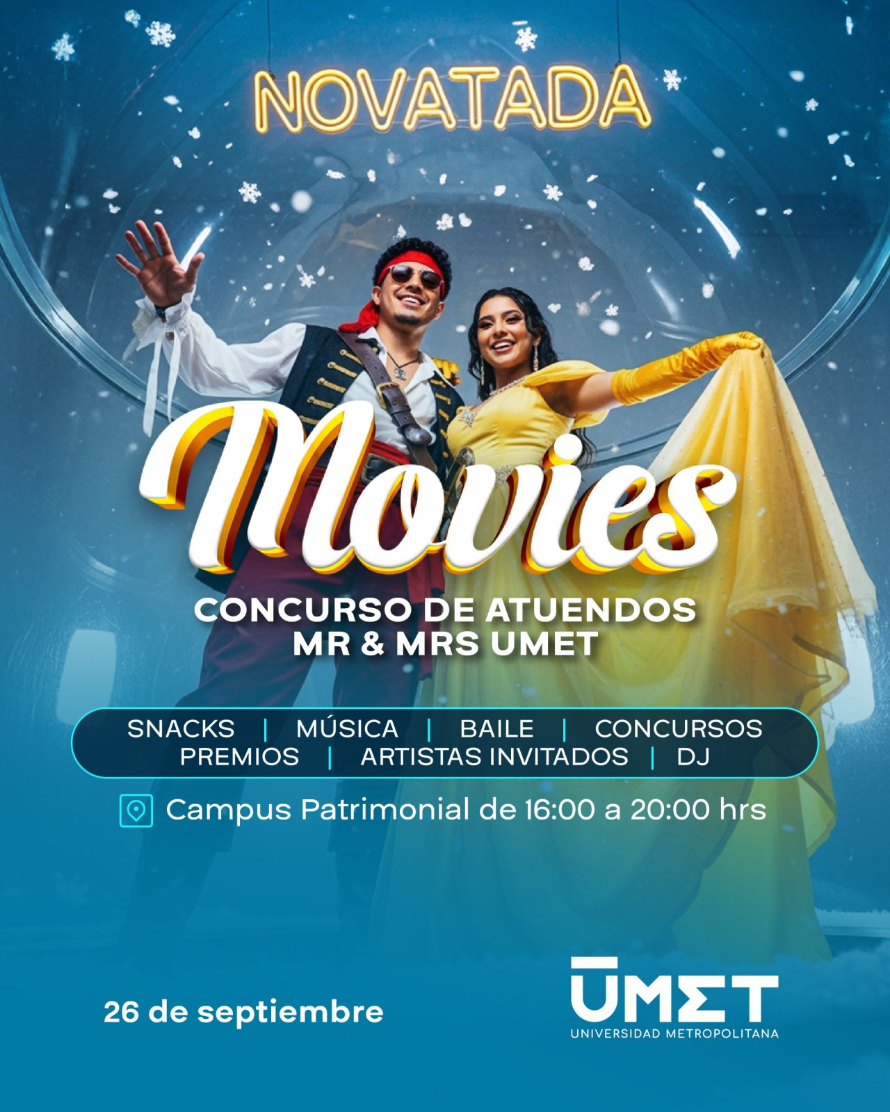 Invitación Novatada Quito • UMET